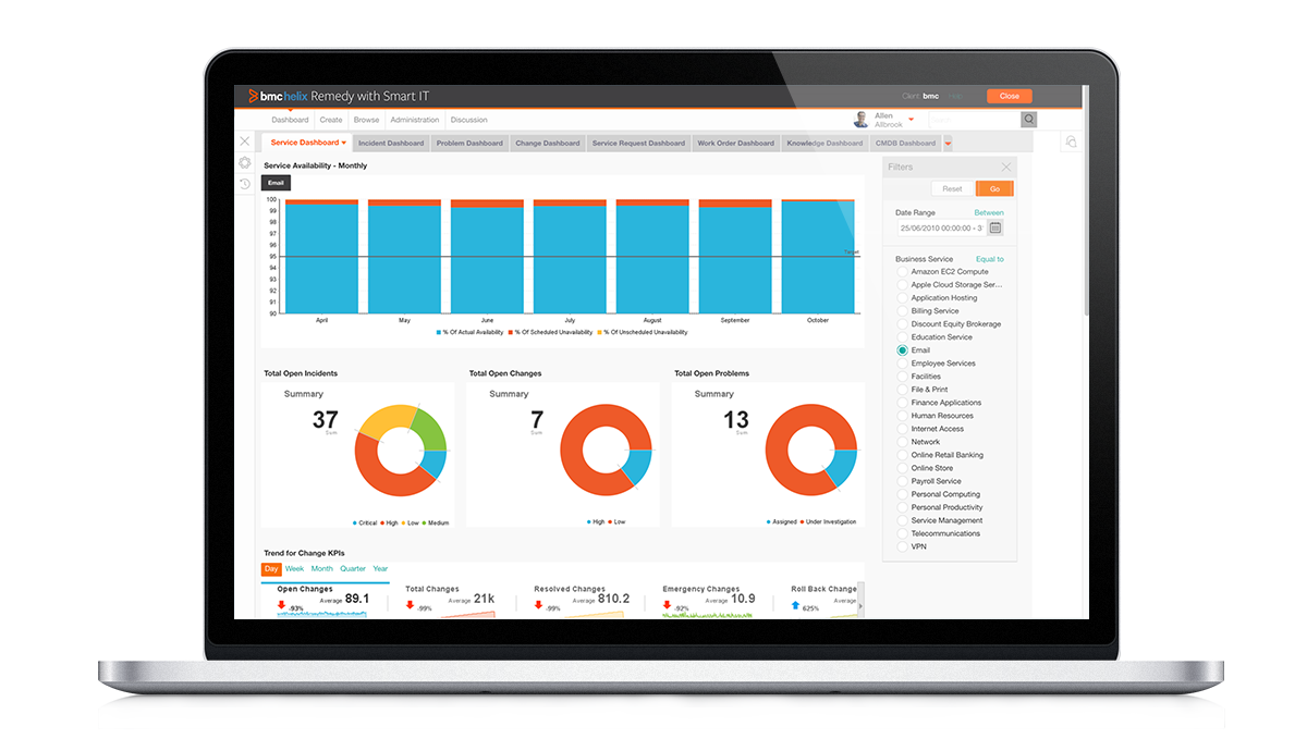 BMC Helix Remedy - IT Service Management Suite - BMC Software